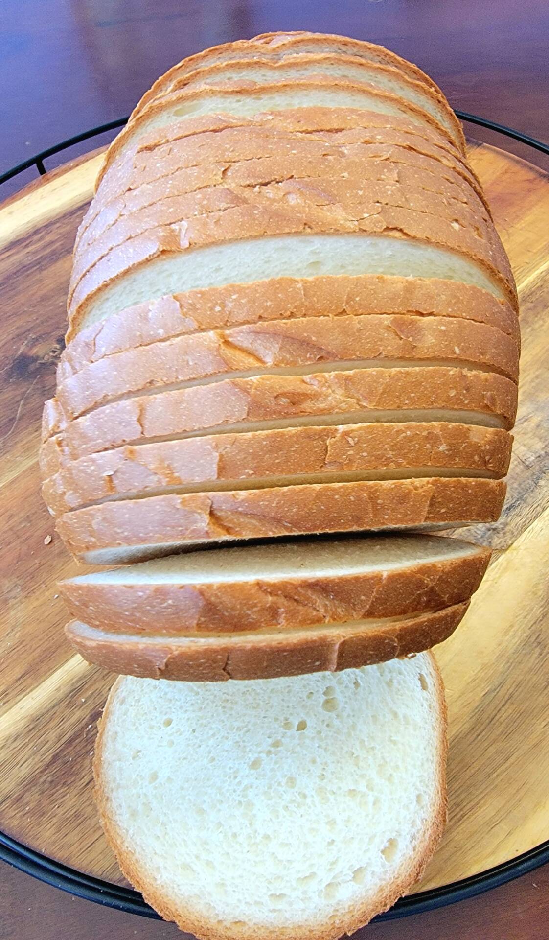 Sliced White Israeli Fat Free Bread - 1.5 pound loaf - Simple Simon Bakery